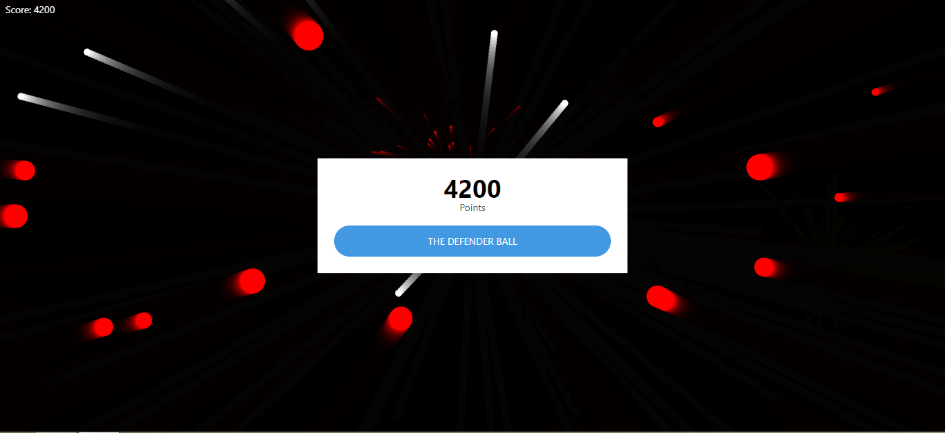 The Defender Ball Game In Javascript Free Source Code Sourcecodester 4161